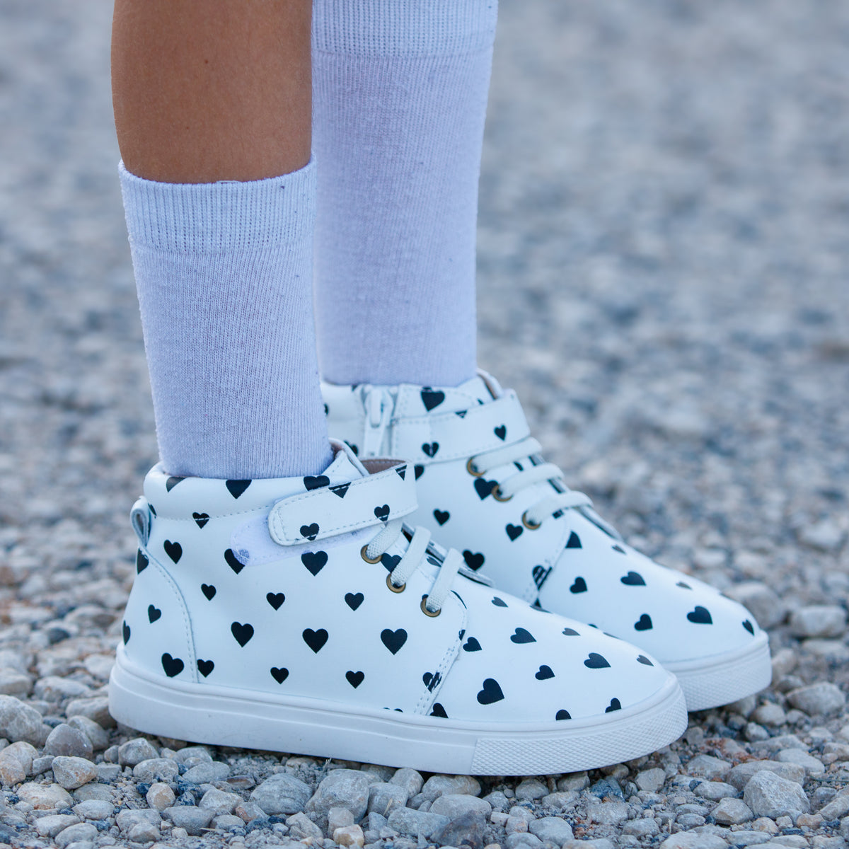 Anti-Valentine High Top Sneaks – Little Toe Co.