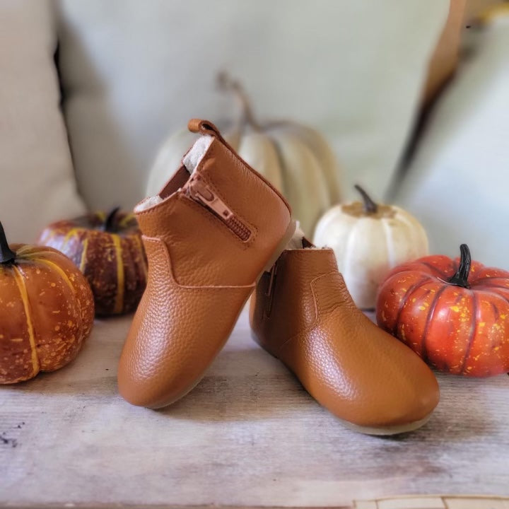 Tan Parker Boot – Little Toe Co.